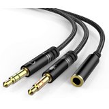 C2G 6in Value Series™ One 3.5mm Stereo Female To Two RCA Stereo Male Y ...