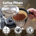 100 PCS Coffee Filters Compatible with Breville, Extra Large Basket ...