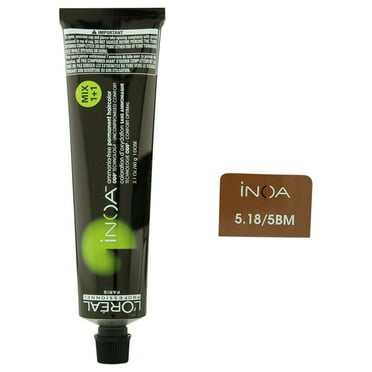 L'Oreal Paris Loreal Inoa Permanent Hair Color 6.0/6NN 2.1 oz - Walmart.com