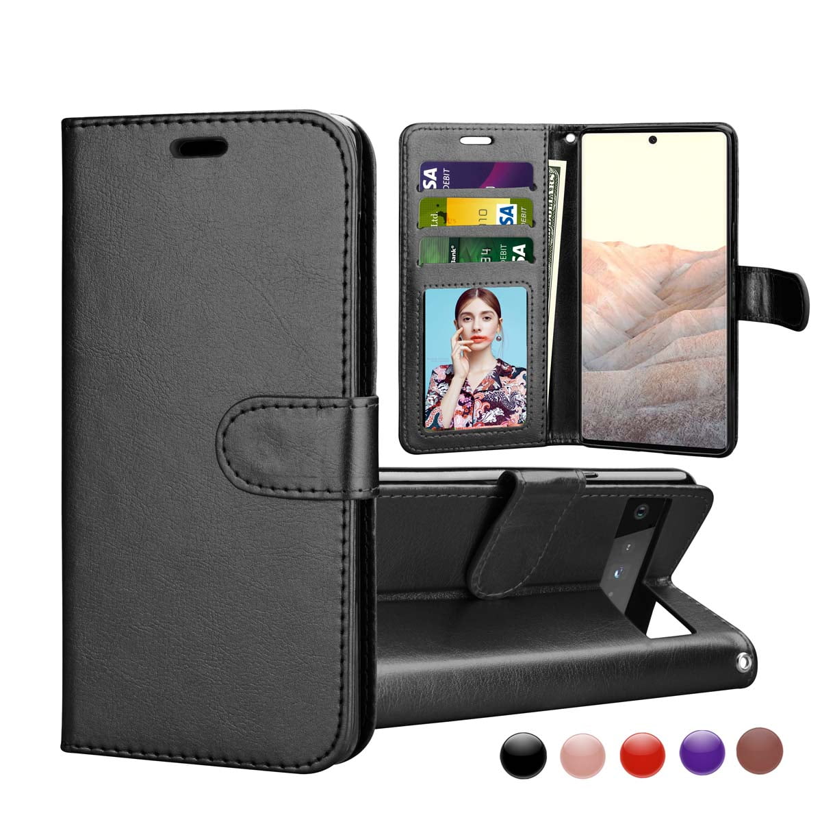 Njjex Case for Google Pixel 6 Pro / Pixel 6, Pixel 6 Pro Wallet Case ...