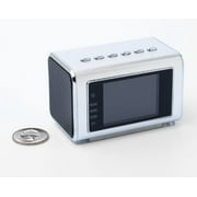 Jumbl Mini Hidden Spy Camera Radio Clock w/Motion Detection - Silver