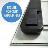 DMI Tempered Glass Digital Bathroom Scale with Large LCD Screen, Auto ...