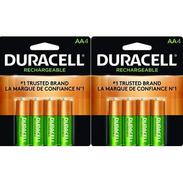 Duracell 8-Pack NiMH Rechargeable AA Batteries DX1500 2500mAh - Walmart.com