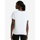 Athletic Works ButterCore Women's Short Sleeve Tee, Moisture-Wicking ...