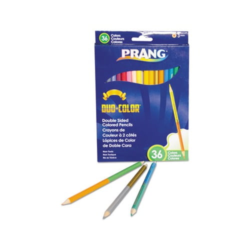 Prang Duo Colored Pencils, 36 Color Set (54 Count)