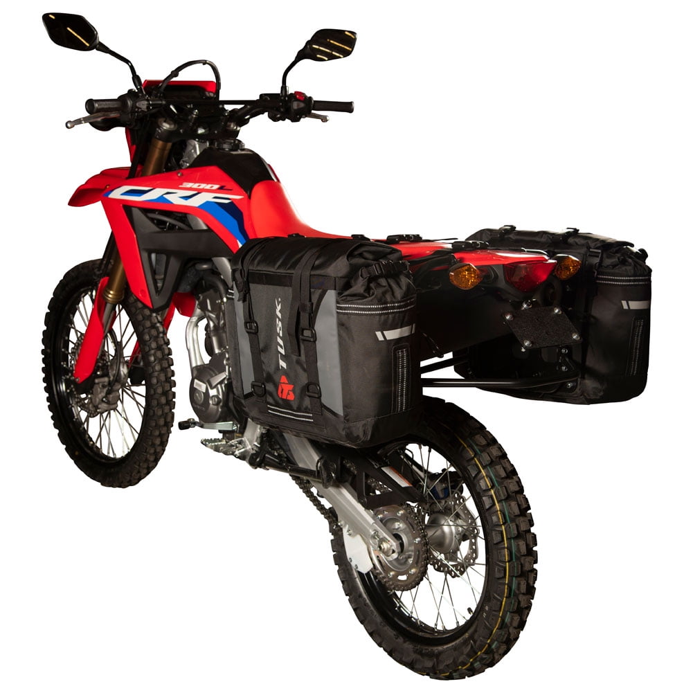 Tusk Pannier Racks With Olympus Pannier Bag For HONDA CRF300L (ABS ...