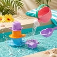 Baby Bath Toys for Kids - 5Pcs Water Pouring Cups & Shower Sprinkler ...