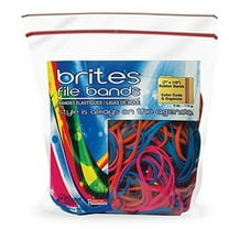 Alliance Rubber Brites File Bands, 7" x 1/8", 50/PK - Walmart.com