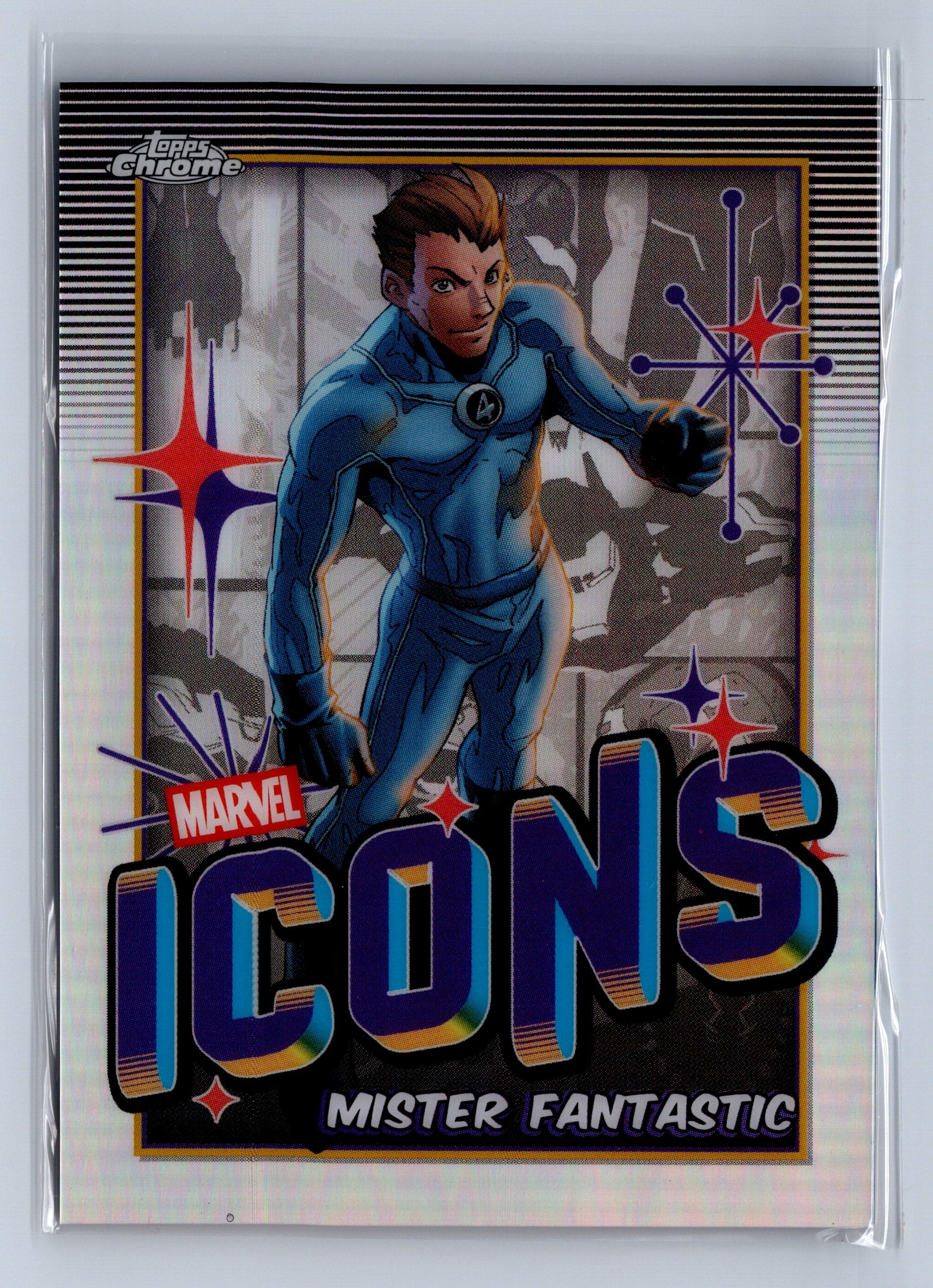 2025 Topps Chrome Marvel Icons Mister Fantastic #MI-2 - Walmart.com