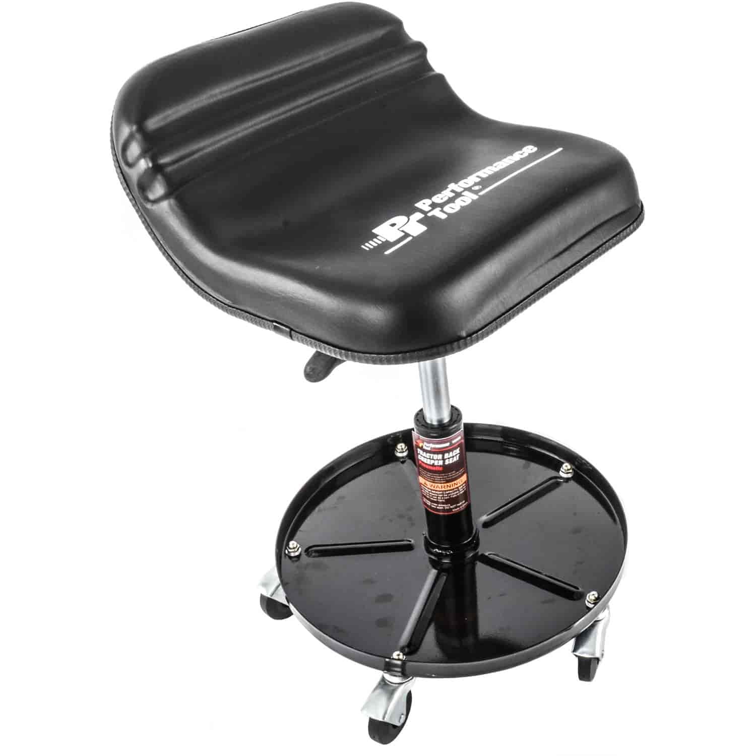 JEGS W85020 Tractor Mechanics Seat Adjustable Height Fully Padded Seat ...