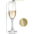 Set of 16 Champagne Glasses, Champagne Flutes with Classic Shape, Long ...
