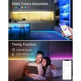 ALITOVE COB LED Strip Lights 864LEDs 6.56ft WS2811 RGB IC Color Changing Bluetooth APP Remote ...