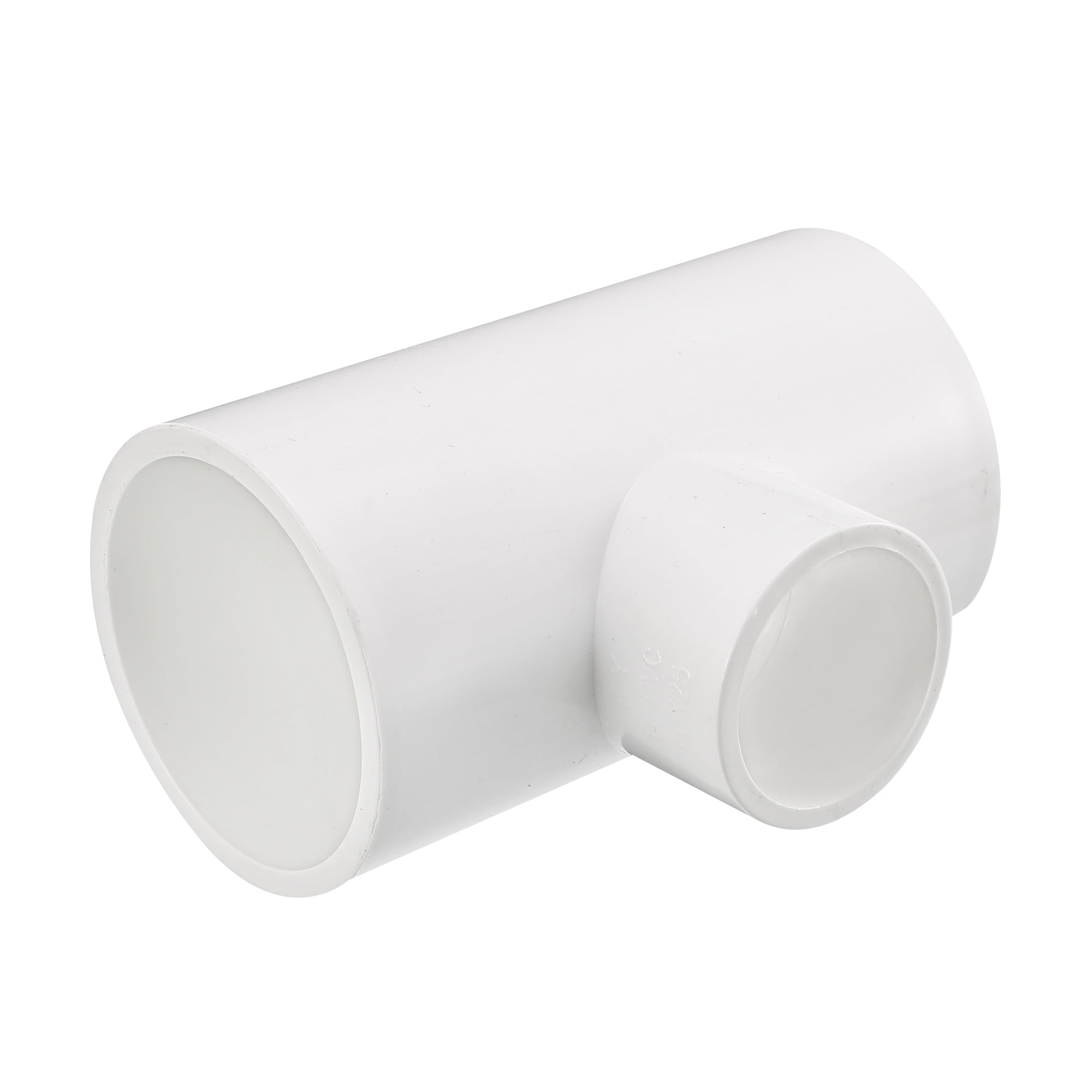 40mm x 40mmx 25mm Slip Reducing Tee PVC Pipe Fitting T-Shaped 2 Pcs ...