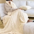 AUQ 2026 New Thickened Rabbit Plush Nap Blanket,Faux Fur Throw Blanket ...