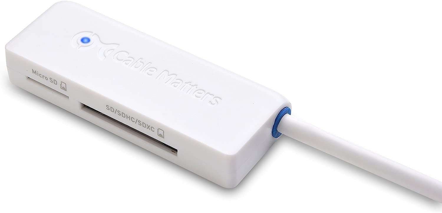 Buy Cable Matters Dual Slot USB C Card Reader (USB C SD Card Reader) in ...