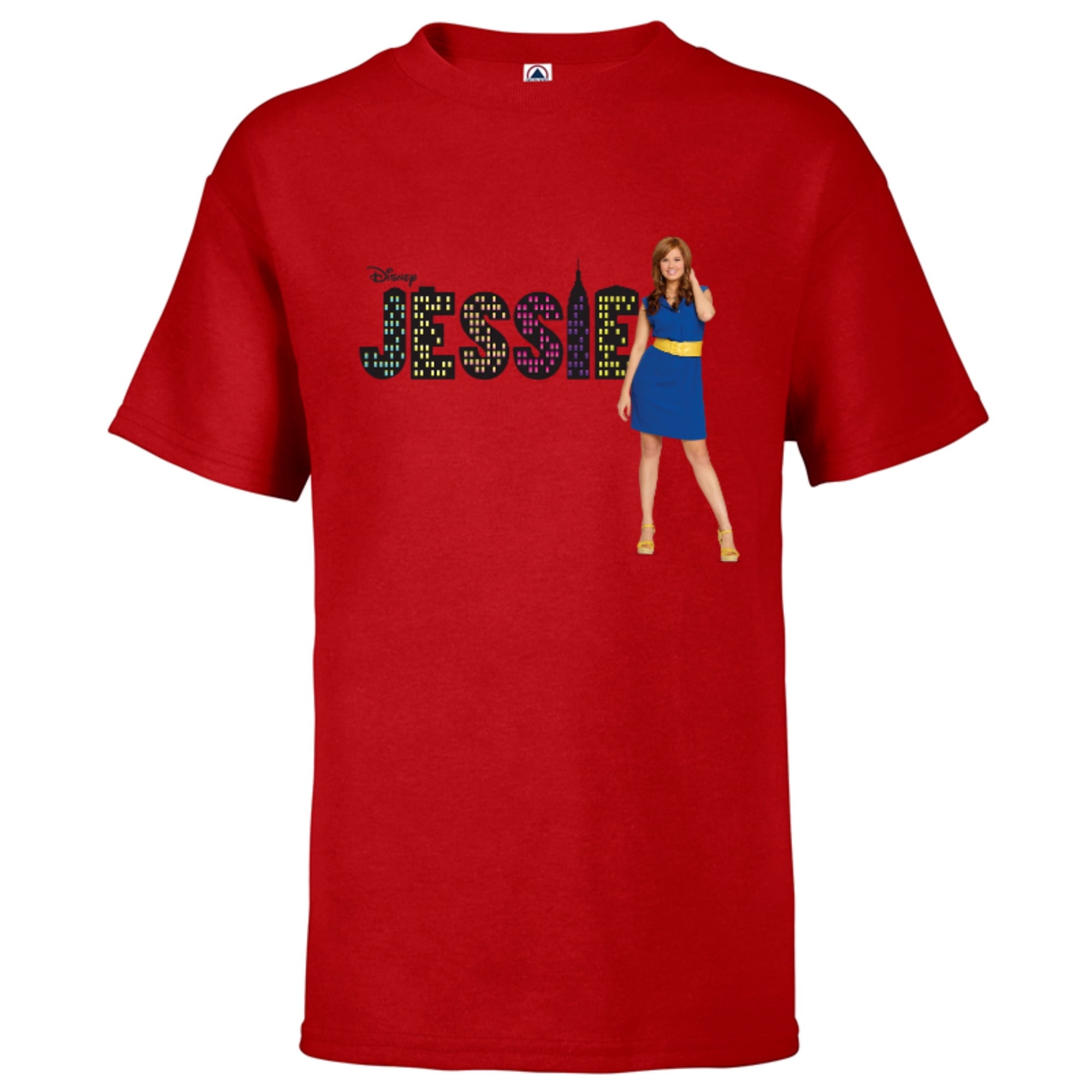 Disney Channel Jessie - Short Sleeve T-Shirt for Kids - Customized-Red ...