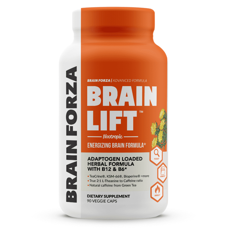 Brain Forza Brain Lift Herbal Nootropic for Focus, Memory and Energy w ...