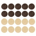 48pcs Wooden Checkers Game Pieces for Plaything - Walmart.com