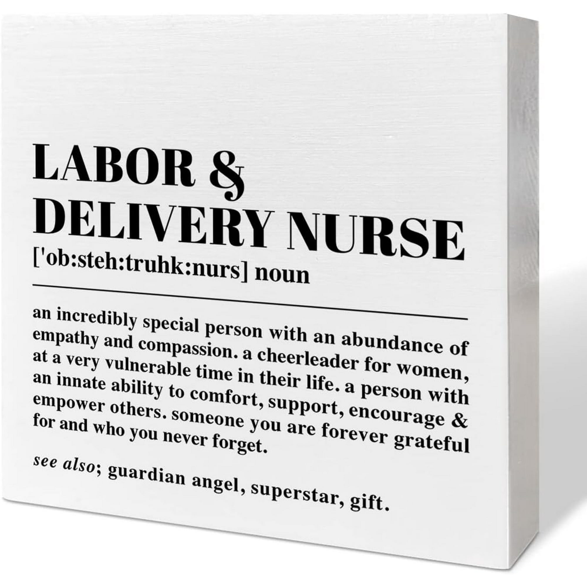 Click here for Wipblak Labor & Delivery Nurse Gifts  Thank You Ap... prices
