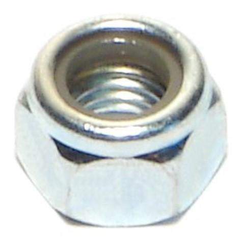 7mm-1.0 Zinc Plated Class 8 Steel Coarse Thread Nylon Insert Lock Nuts ...