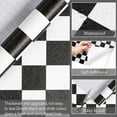 Black and White Checkered Contact Paper,Bexikou 17.7in*16.4ft Self ...