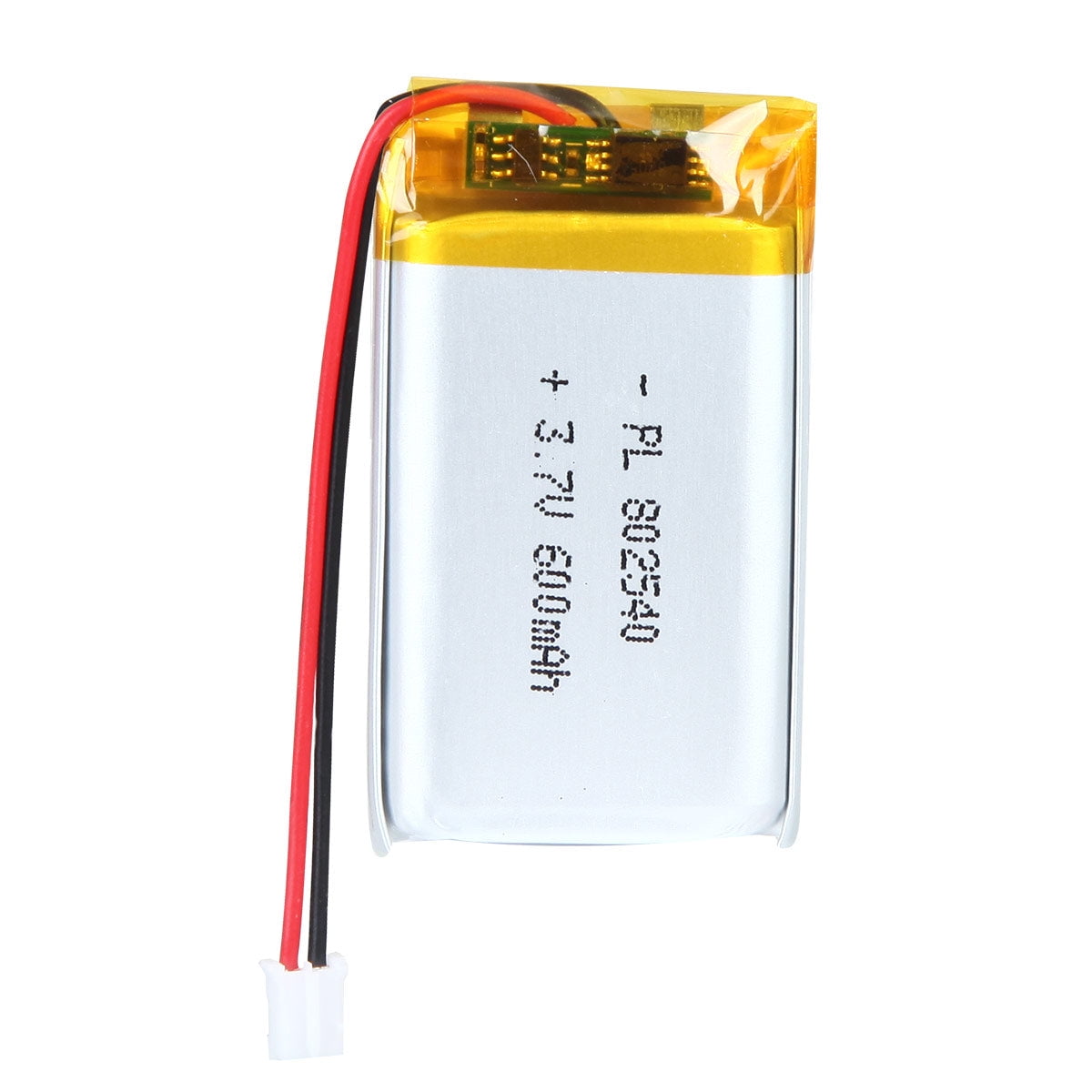 YDL 3.7V 600mAh Battery 802540 Lithium Polymer Ion Rechargeable Li-ion ...