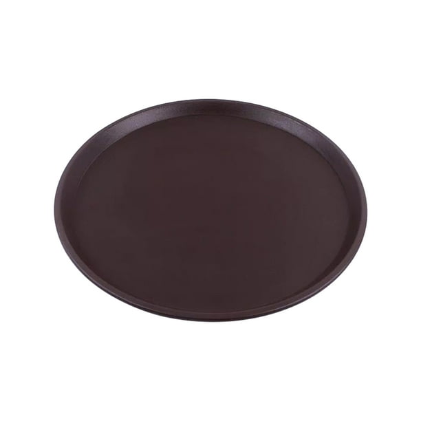 1pcs 14-inch Round Waitress/Waiter Tray Serving Tray Beverage Tray Food ...
