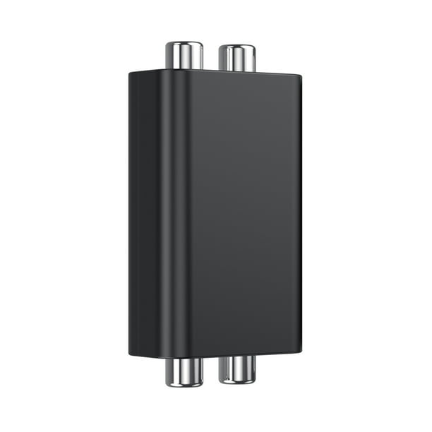 Wweixi Metal RCA Noise Isolator Hum Elimina-tor Ground Loop Noise Audio ...