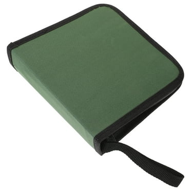 WSYW 80 Disc CD DVD Case Storage Bag Portable PU Leather Organizer ...