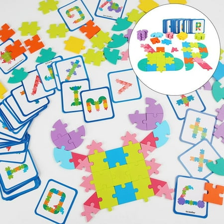 65 Pieces Jigsaw Puzzle Memory Toys Cognitive s Game for Kids | Walmart ...