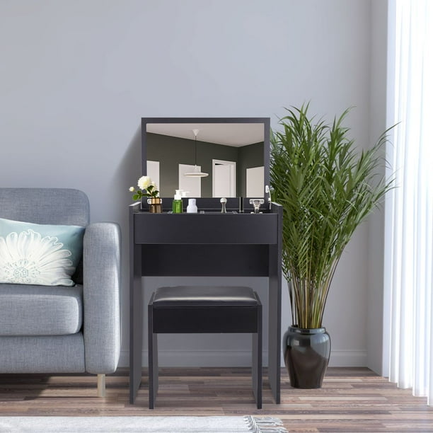 Black Vanity Table