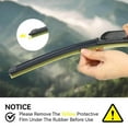 18 Inch All Season Silent Type Wiper Blades, Wiper Arm No Noise Car ...