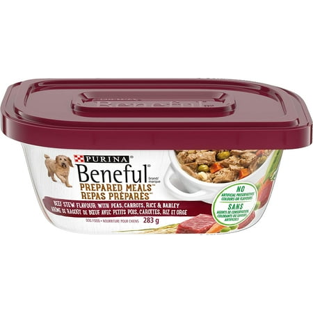 Beneful Wet Dog Food Prepared Meals, Beef Stew 283g (8 Pack), Brown ...