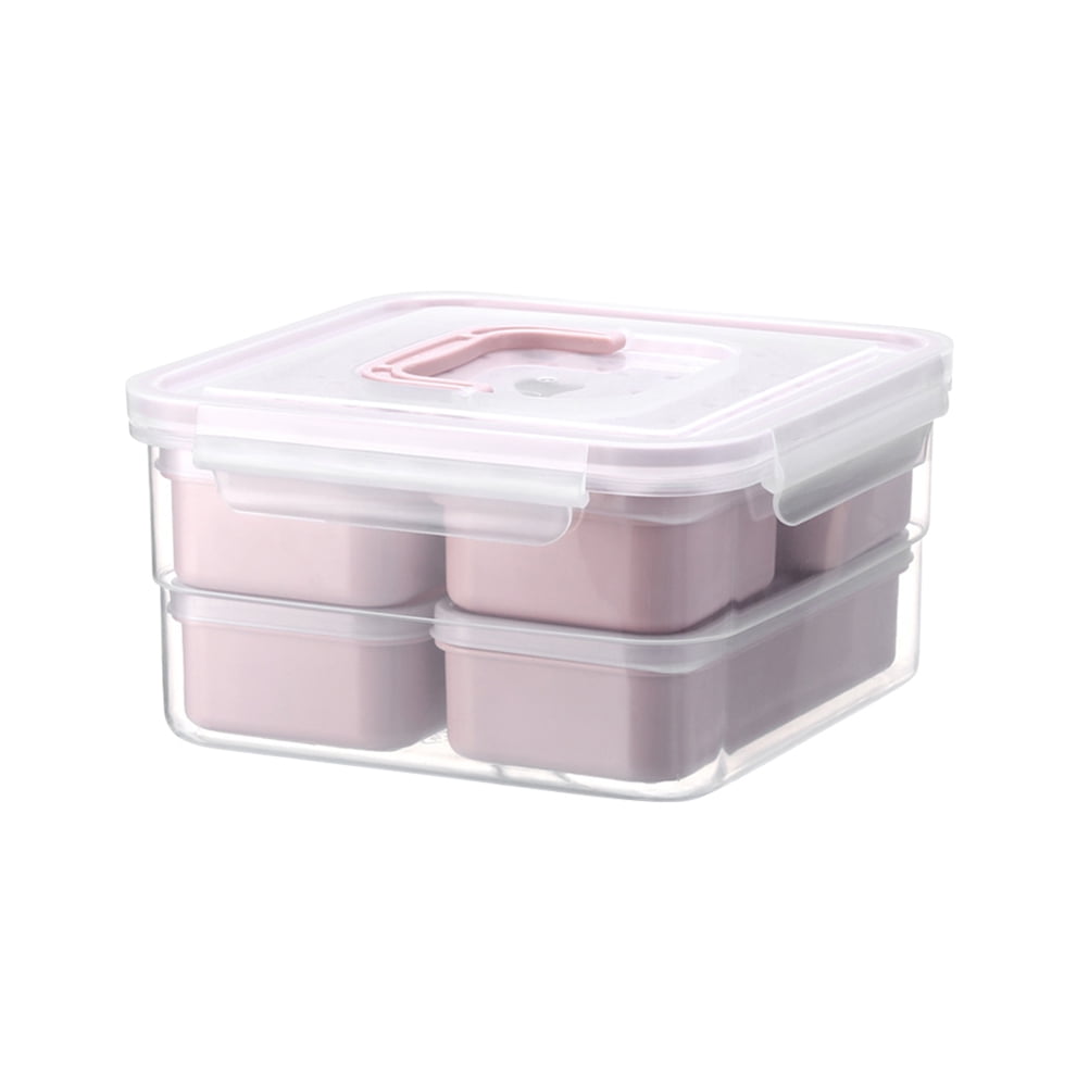 6pcs Food Storage Containers with Lids Leak Proof Easy Snap Lock and ...