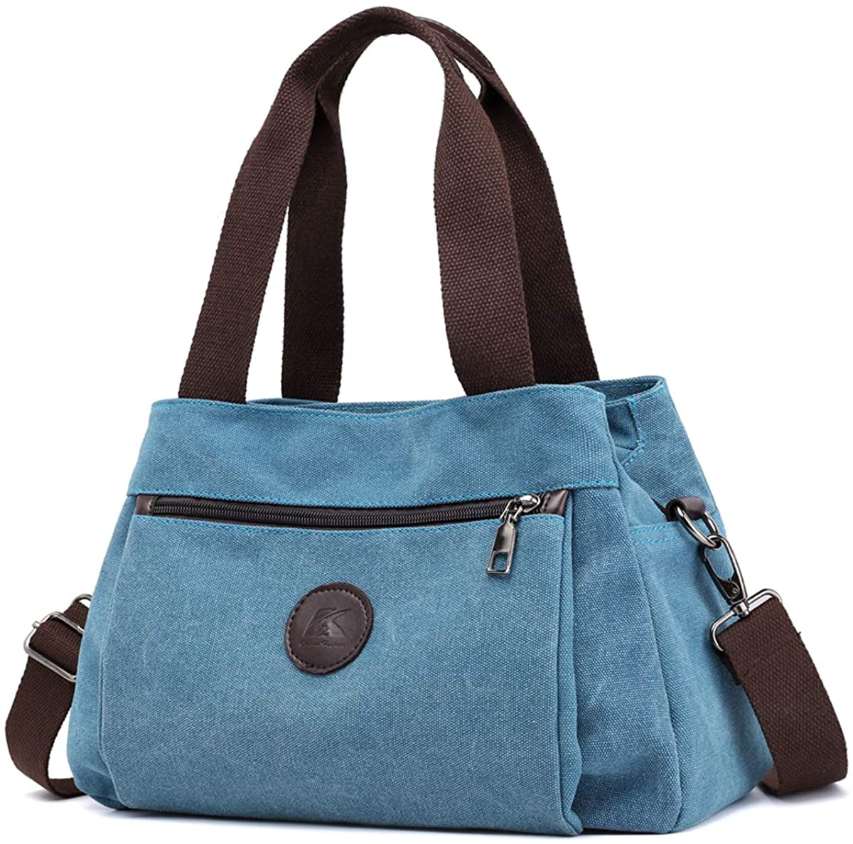 Asge Hobo Handbags Canvas Crossbody Bag for Women Multi Compartment ...