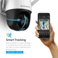 Amcrest 4MP Outdoor WiFi IP Camera, PTZ, SmartHome Security Dome, 98ft ...