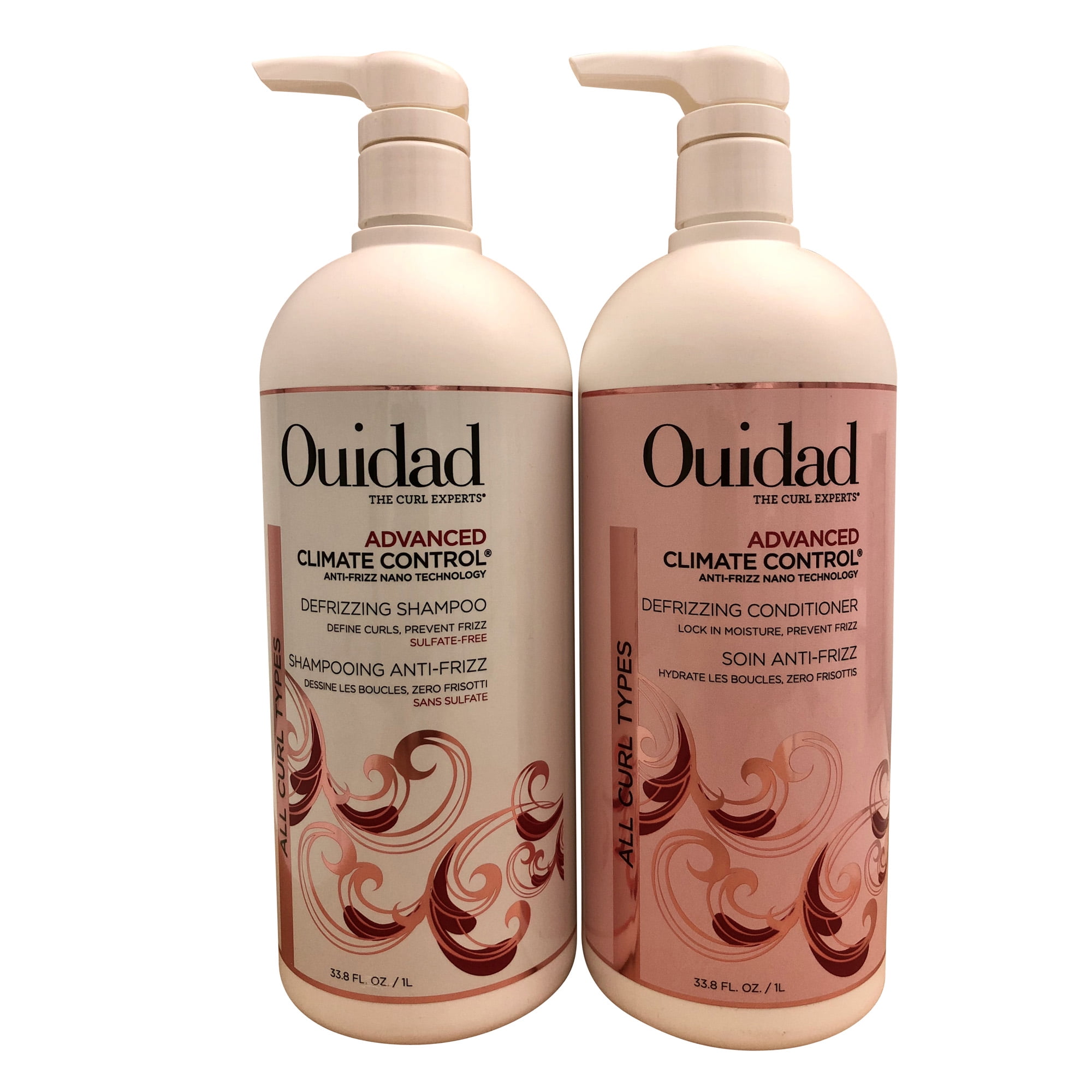 Ouidad Advanced Climate Control Defrizzing Shampoo & Conditioner Set ...