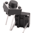 20 Pcs 6x6x5mm Momentary Tactile Tact Push Button Switch 2 Pin DIP ...