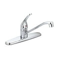 Belanger EBO67BCP Low-Arc Single Handle Kitchen Faucet with Side Spray ...
