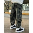 Curuila Children Boys Cargo Pants Print Loose Fit Spring Autumn Casual ...