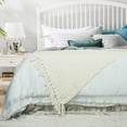 Home Soft Things Space Yarn Throw - String/Ivory - 50" x 60" - Walmart.com