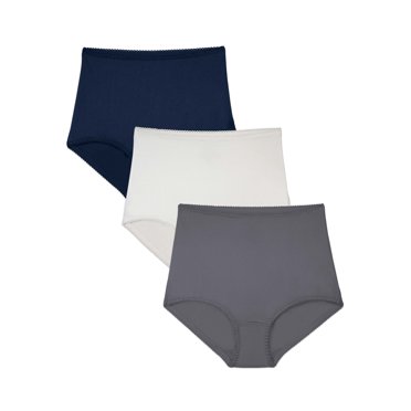 Vassarette Women's Undershapers Light Control Brief Panties, Style ...