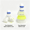 ACDANC 12/24 Pack Badminton Birdies Nylon, Durable Shuttlecocks for ...