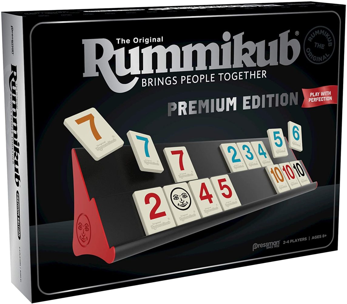 Buy Rummikub Premium Edition by Woamkyn - Features Racks - Large Number ...