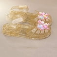 BXJX Girls Jelly Sandals , Ankle Strap Slip-Resistant Closed Toe ...