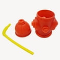 4E's Novelty 10 Pack Fire Hydrant Cups 12oz - Firefighter Birthday ...