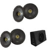 Kicker Dual 10-inch CompC Subwoofers, Vented Enclosure, 2-Ohm, 1200W ...