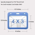 ID Card Holder, Plastic Transparent Waterproof Badge Sleeve for Office ...
