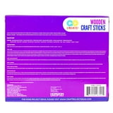 Go Create Natural Wood Craft Sticks, 1000 Count, Natural Wood - Walmart.com