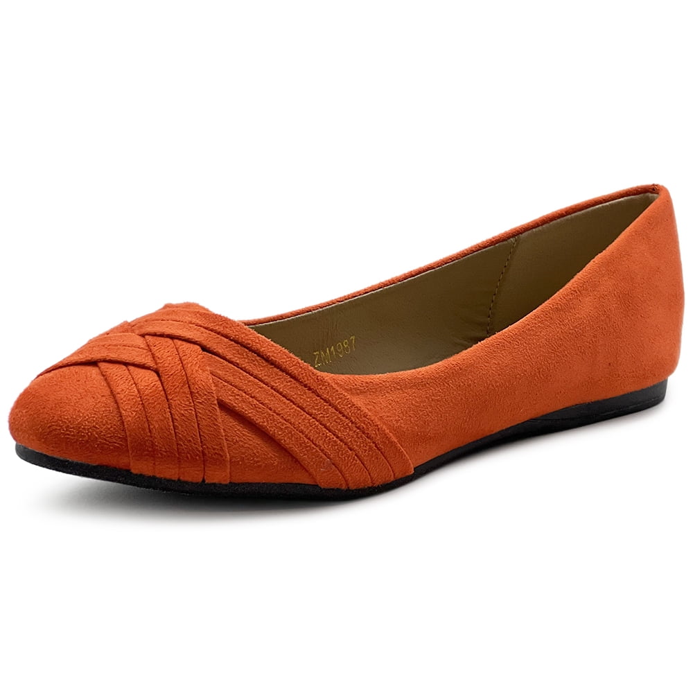 Ollio Women's Ballet Shoes Cute Casual Comfort Flats ZM1987 - Walmart.com